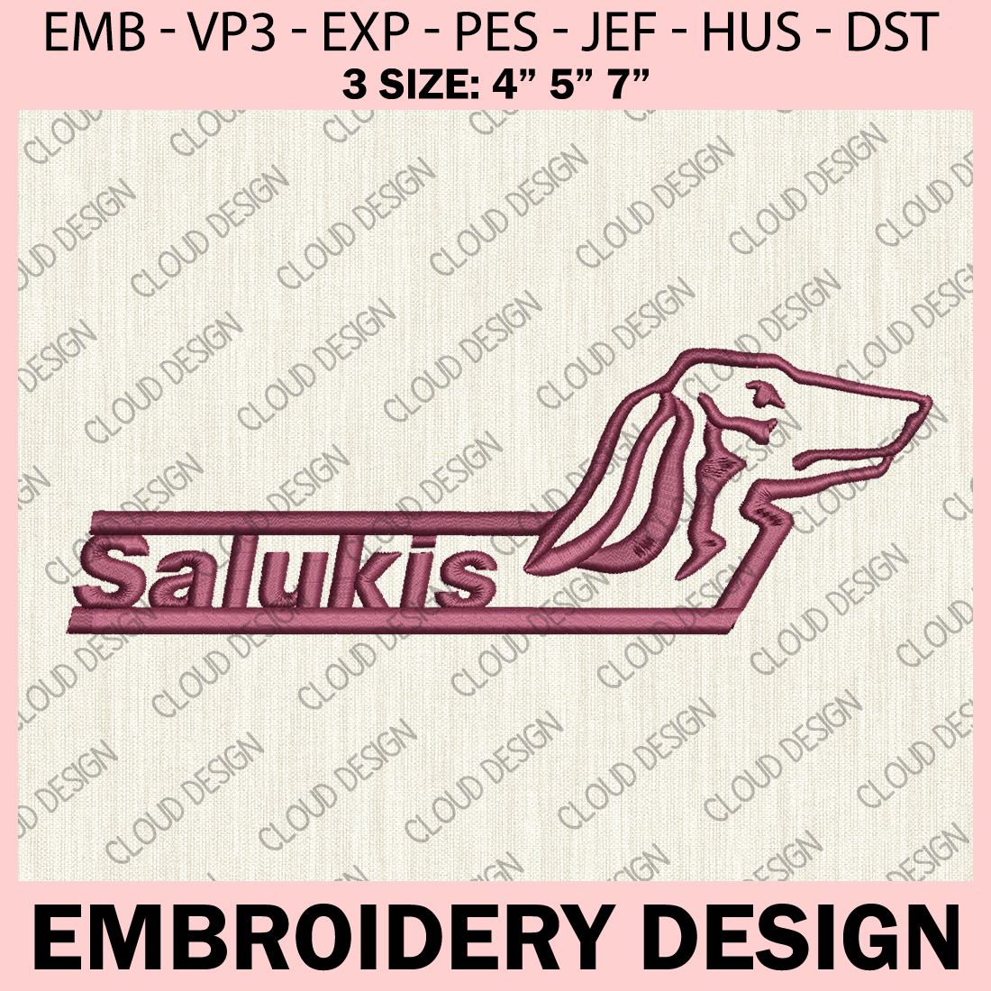 Southern Illinois Salukis NCAA Machine Embroidery Design, Il | Inspire ...