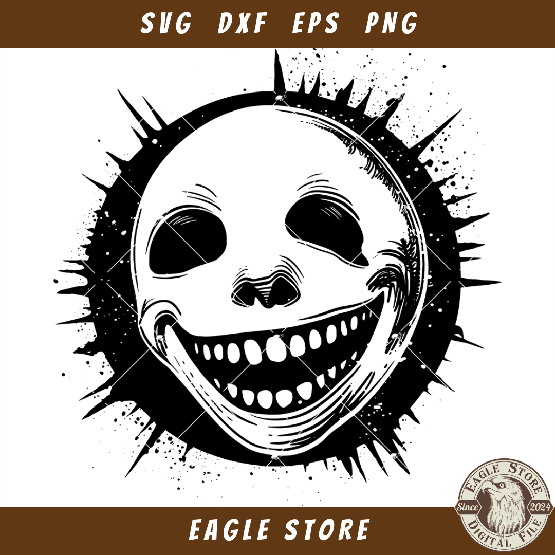Horror Emoticon Svg, Halloween Emoij Svg, Horror Face Svg | Inspire Uplift