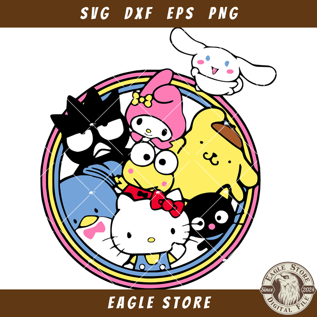 Kawaii Character Collection Svg, Cute Character Svg | Inspire Uplift