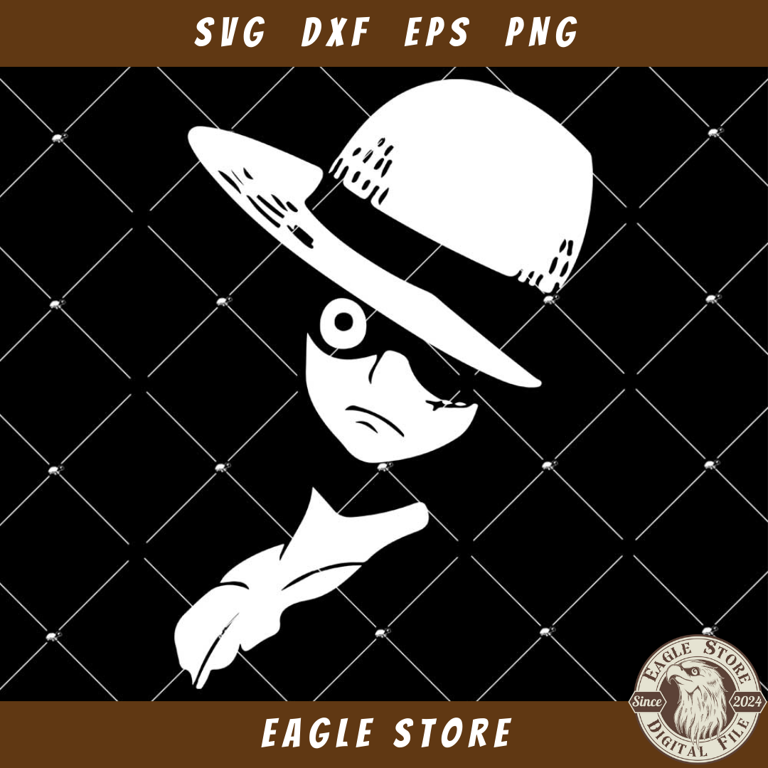 Anime Character Luffy Svg, Monkey D Luffy Svg, One Piece Svg | Inspire ...