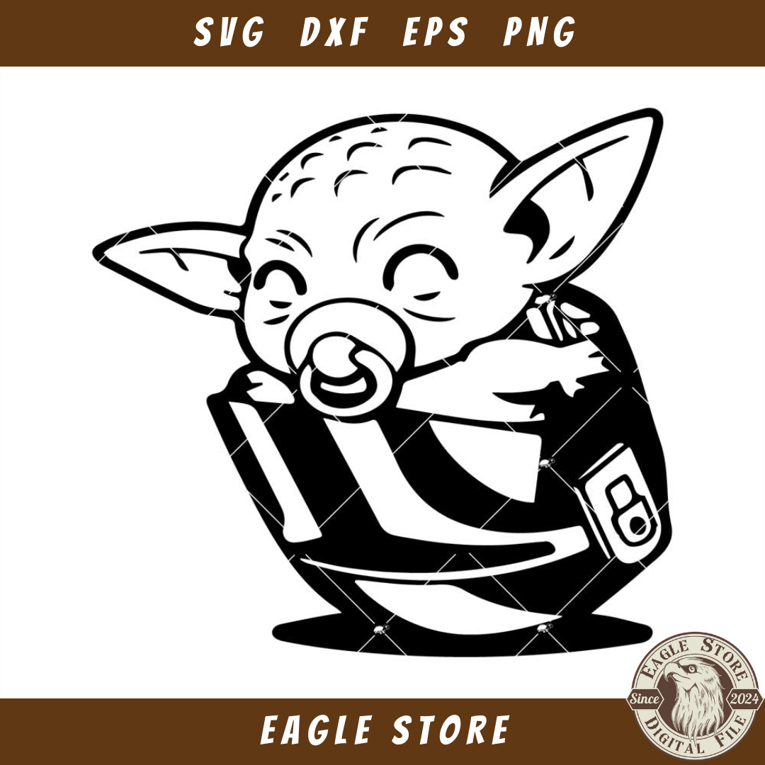 baby Grogu Svg, Mandalorian Svg, Baby Yoda Svg, Star War | Inspire Uplift