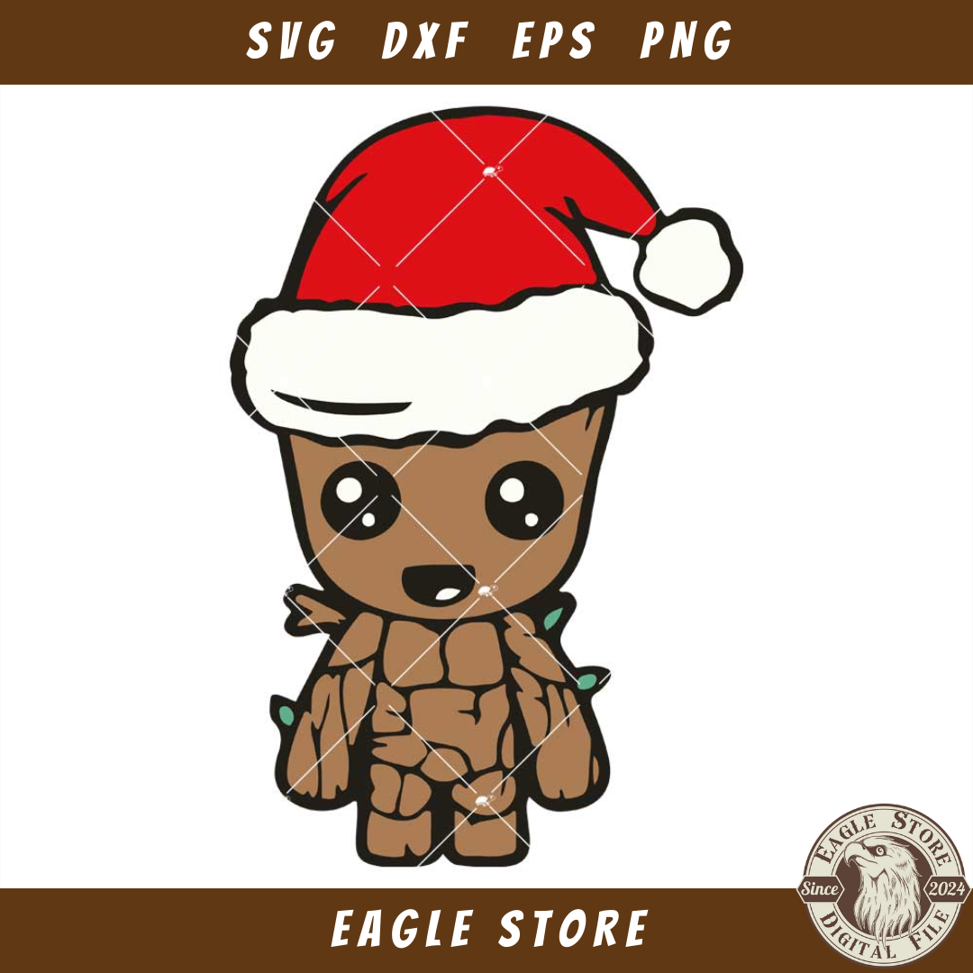 Baby Groot Christmas Svg, Baby Groot Svg, Groot Svg | Inspire Uplift