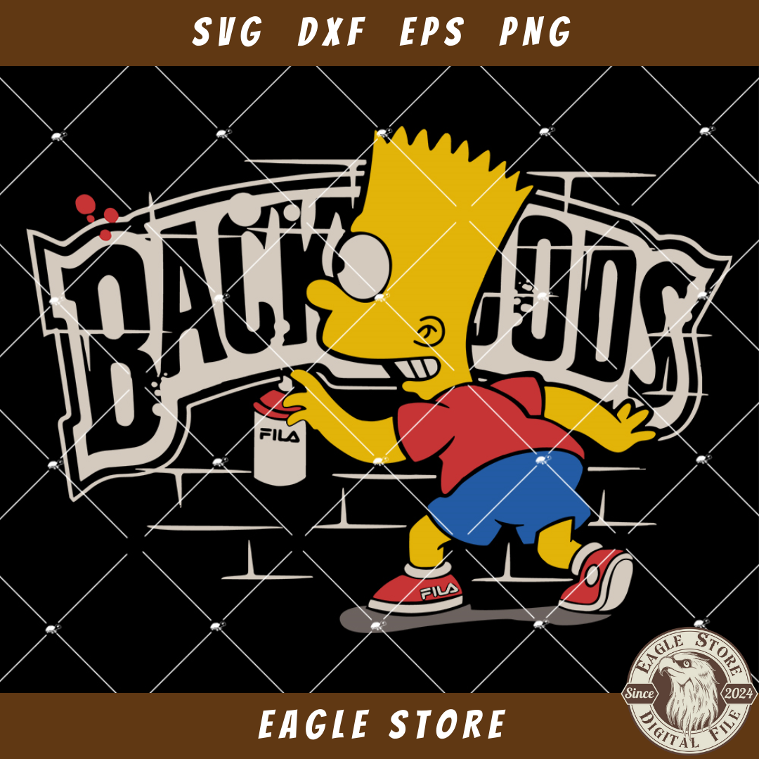 Backwood Bart Simpson Svg, Bart Simpson Naughty Svg | Inspire Uplift