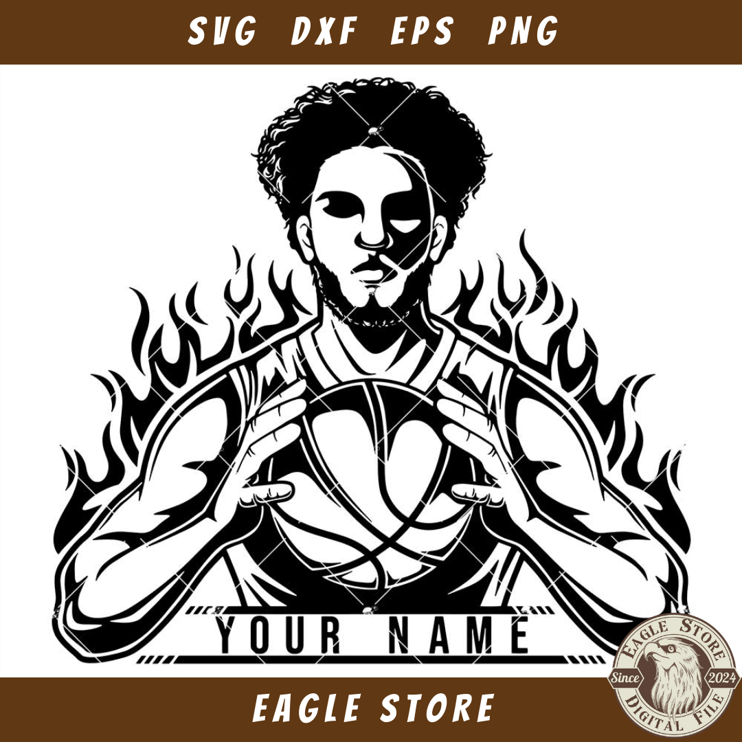 Basketball Player Svg, Basketball Bro Svg, Basketball Svg | Inspire Uplift