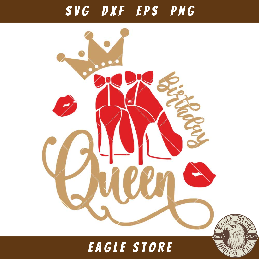 Birthday Queen Svg, Mom Birthday Svg, Birthday Party Svg | Inspire Uplift