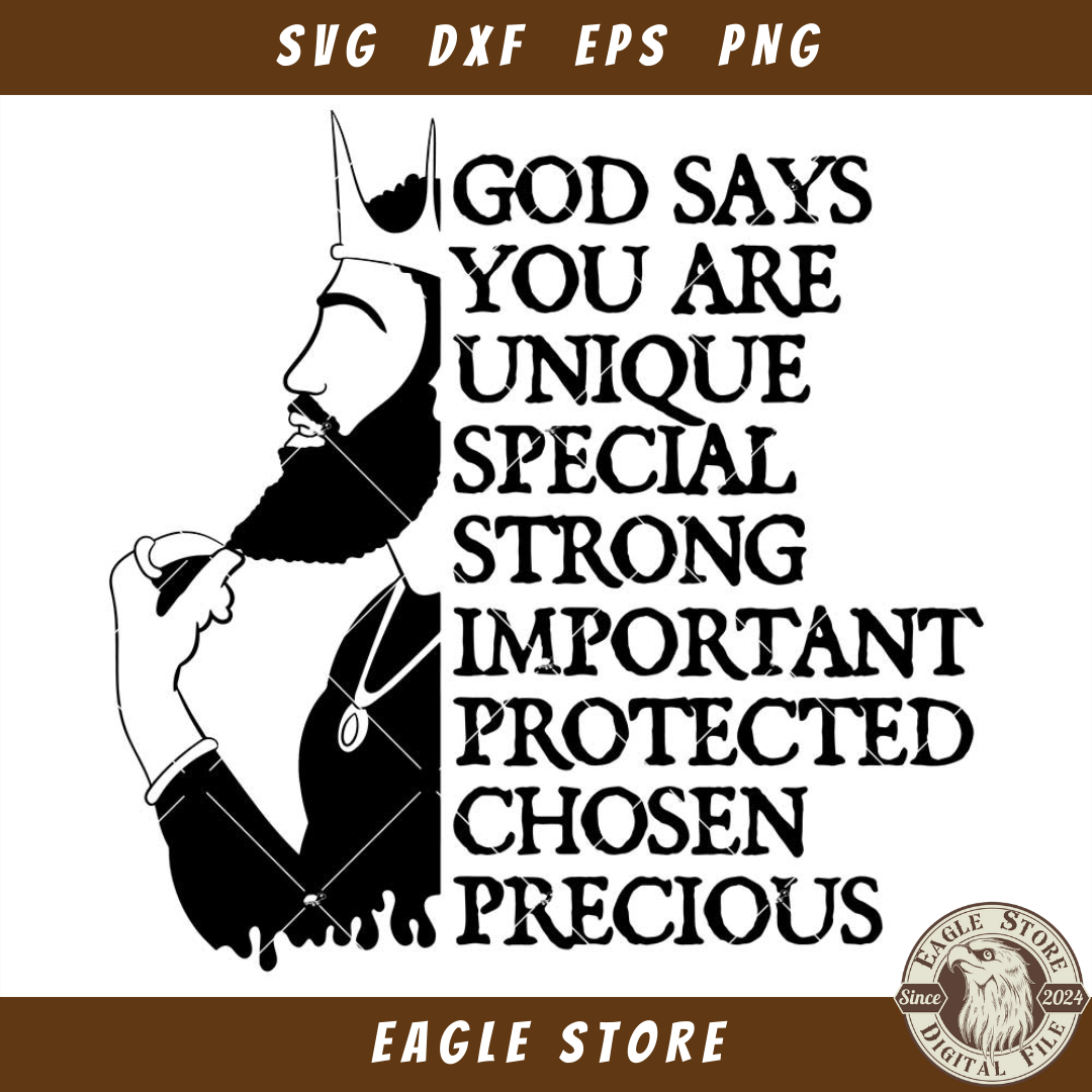 Black Man Crown Svg, King With Crown Svg, Melanin Svg | Inspire Uplift