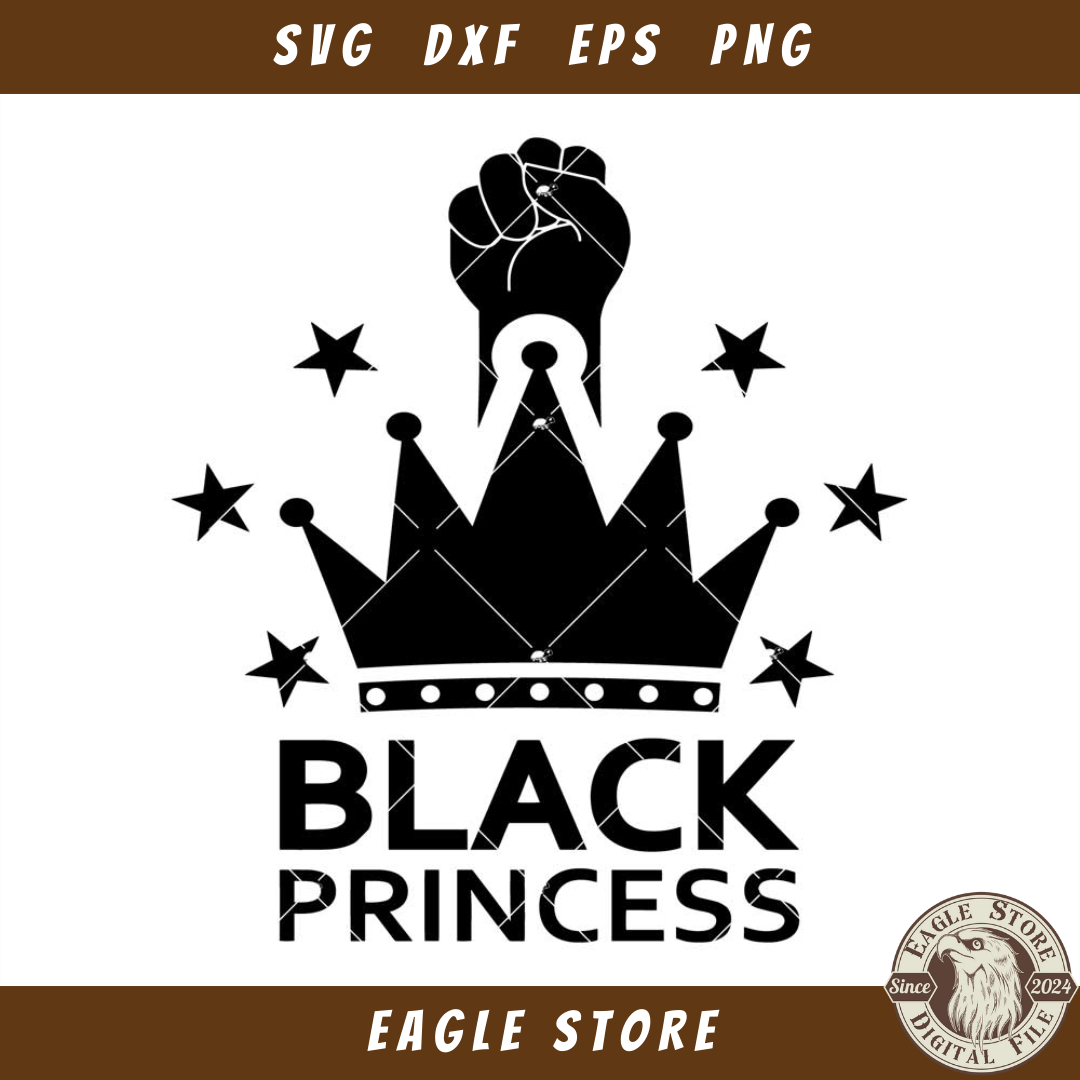 Black Princess Svg, black Woman Svg, Afro Woman Svg - Inspire Uplift