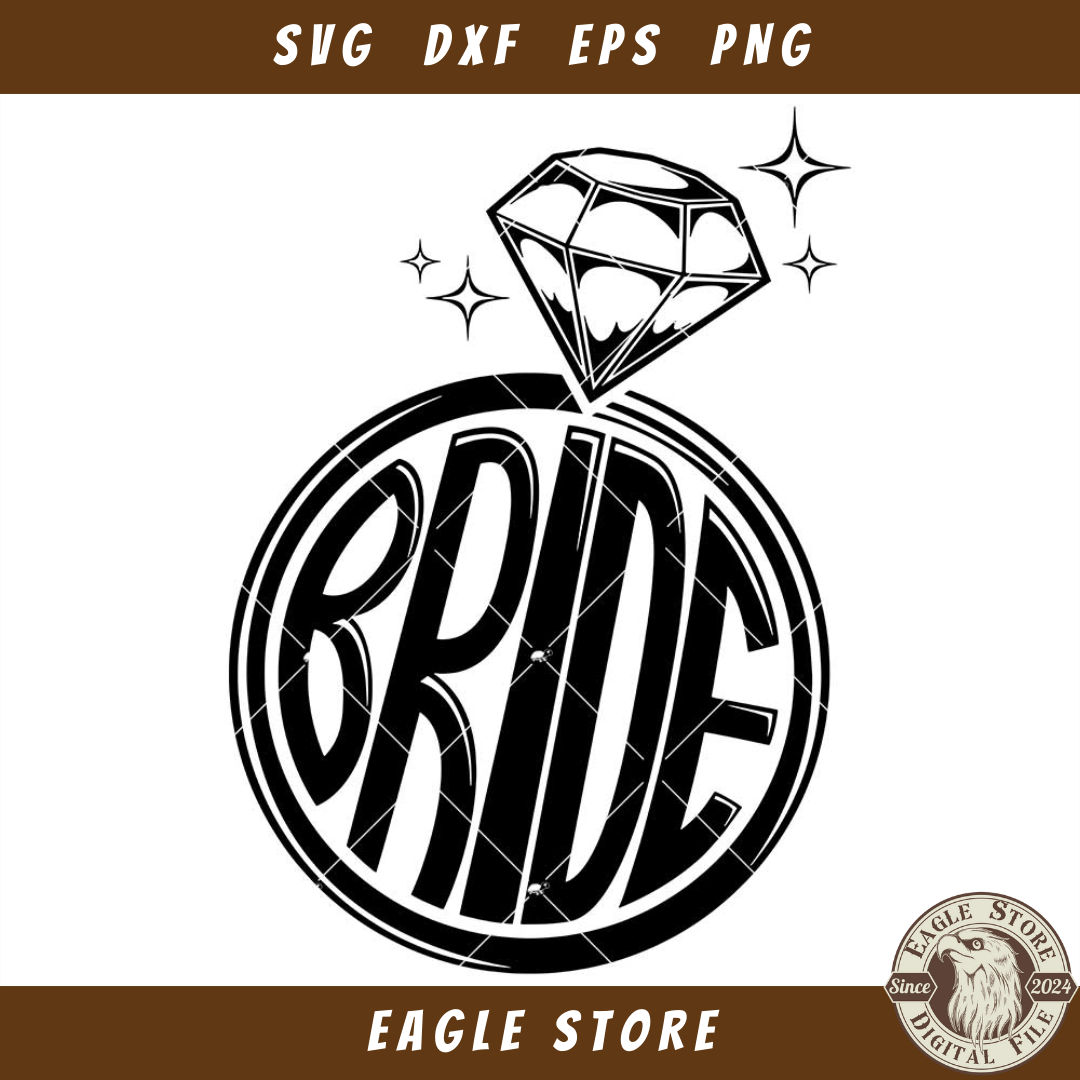 Bride Diamond Svg, Diamond Ring Svg, Wedding Ring Svg - Inspire Uplift