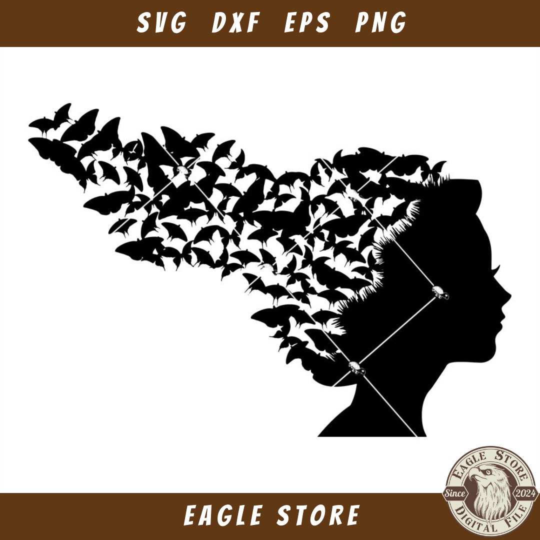 Butterfly Lady Svg, Butterfly Girl Svg, Mother Day Svg | Inspire Uplift