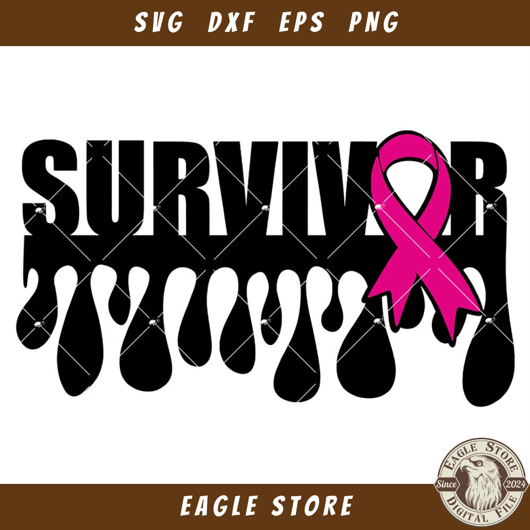 Cancer Survivor Svg, Breast Cancer Svg, Survivor Svg | Inspire Uplift