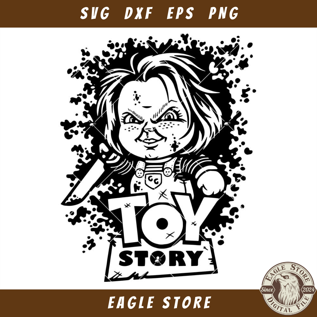 Chucky Doll Svg, Chucky Halloween Svg, Toy Story Svg | Inspire Uplift