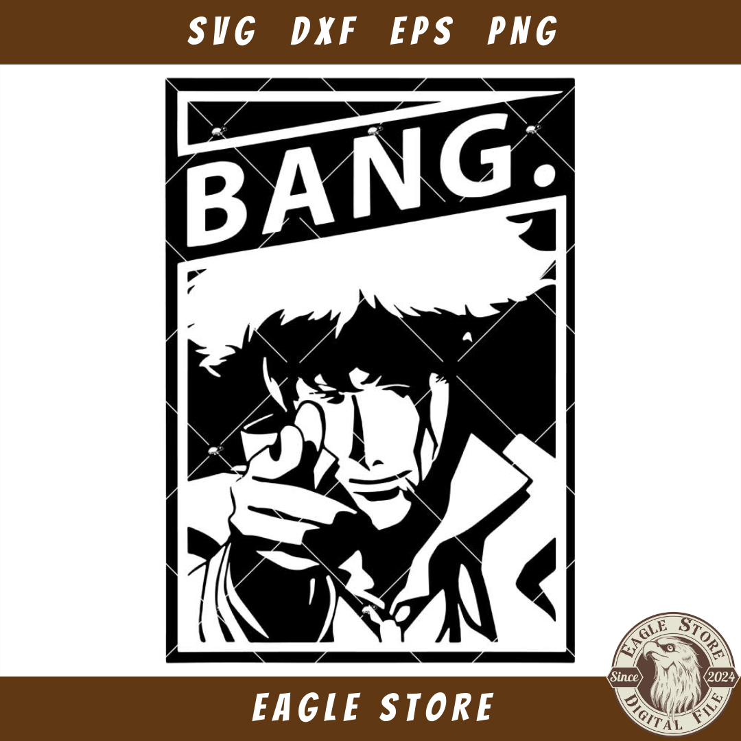 Cowboy Anime Svg, Cowboy Bebop Svg, Anime Cowboy Bebop | Inspire Uplift
