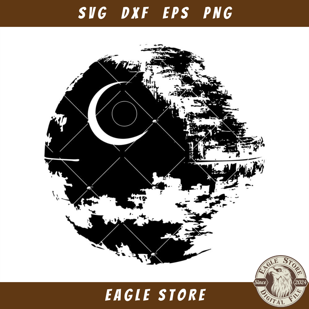 Death Star Wars Svg, Death Star Svg, Star Wars Logo | Inspire Uplift