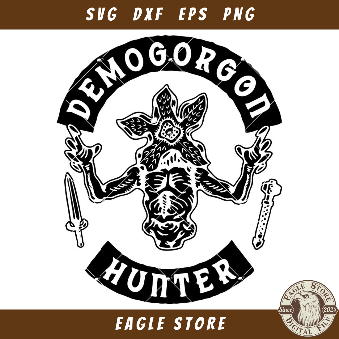 Demogorgon Hunter Svg, Stranger Things Svg, Eleven Svg - Inspire Uplift
