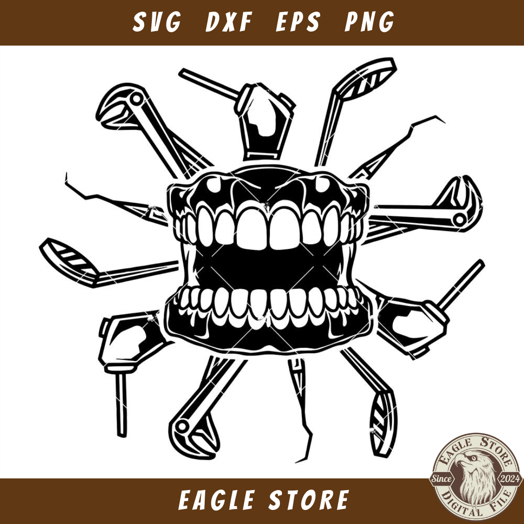 Dentist Logo Svg, Dental Logo Svg, Oral Teeth Svg | Inspire Uplift