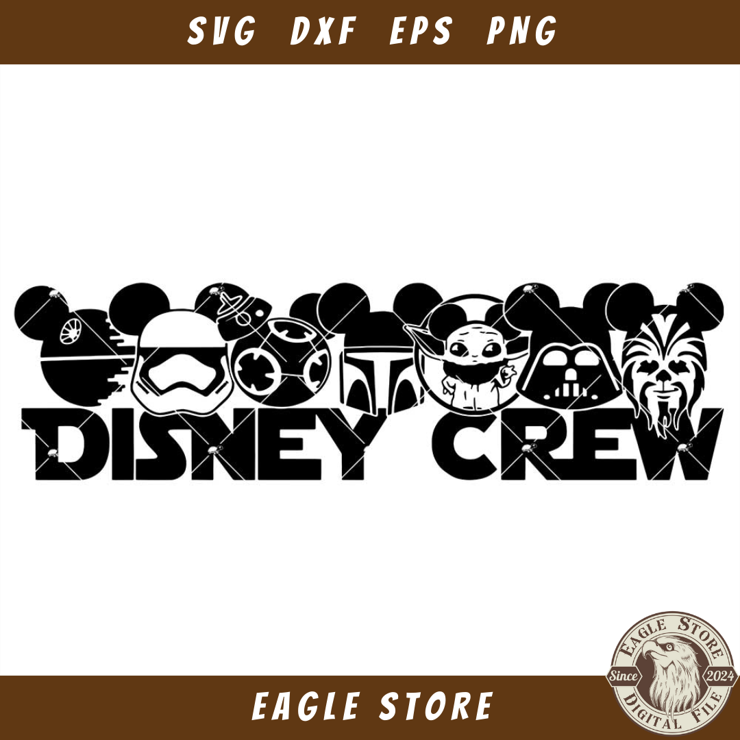 Disney Crew Svg, Star wars Crew Svg, Star Wars Squad Svg - Inspire Uplift