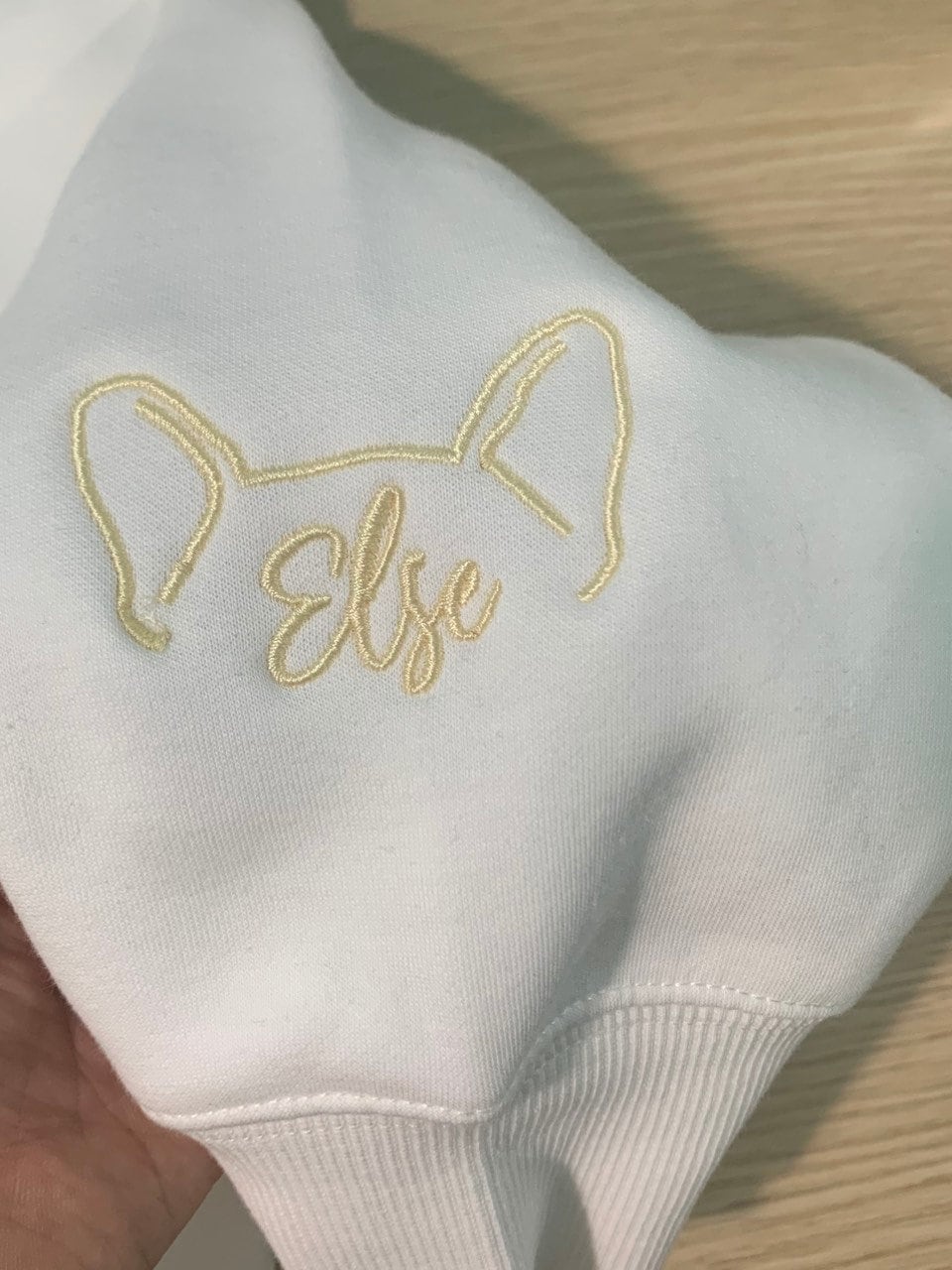 Embroidered Custom Dog Ear with Name, Custom Dog Dad Gift Fa | Inspire ...