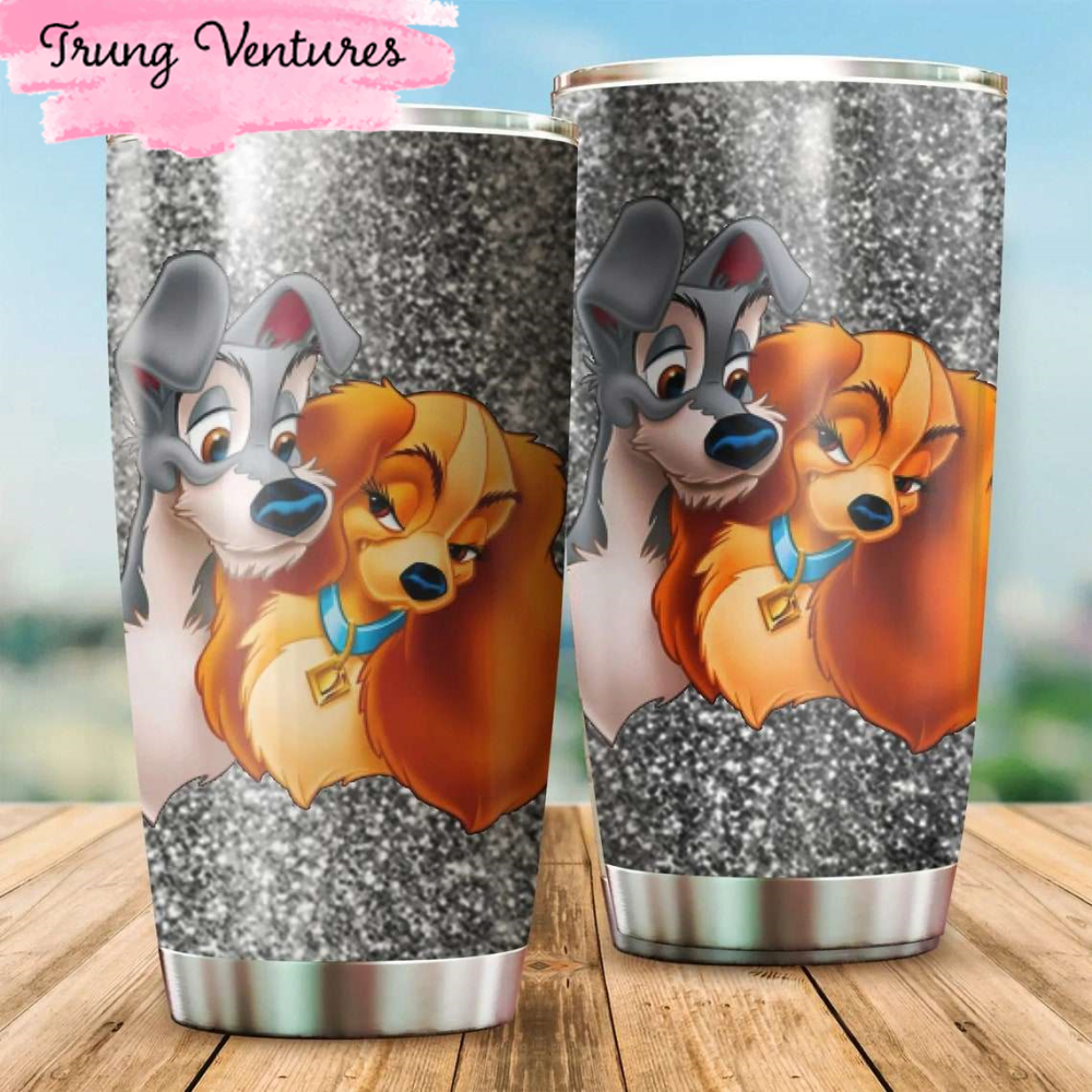 Cartoon Movie Lady And The Tramp Dogs Stainless Steel Tumble | Inspire ...