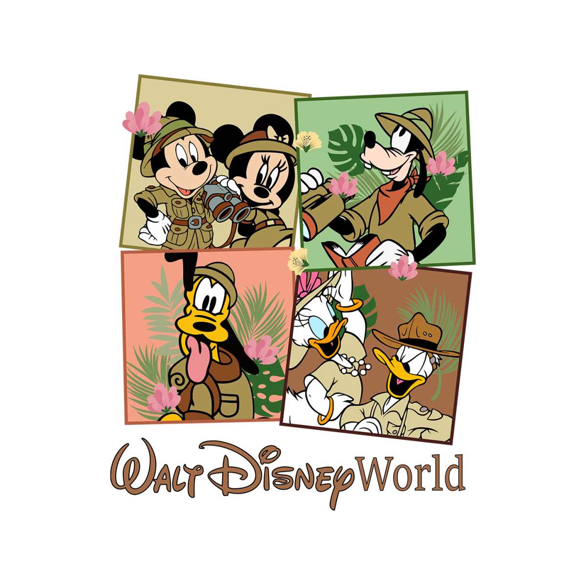 Mickey and Friends Wild Walt Disney World Kingdom SVG | Inspire Uplift