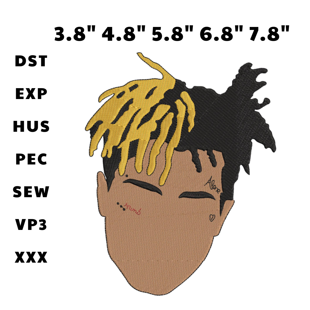 XXXtentacion Embroidery Design File, XXXtentacion Anime Insp | Inspire ...