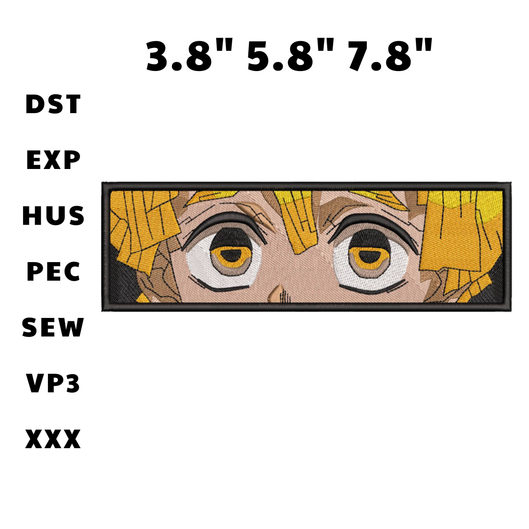 Zenitsu Box Embroidery Design File, Anime Inspired Machine E | Inspire ...