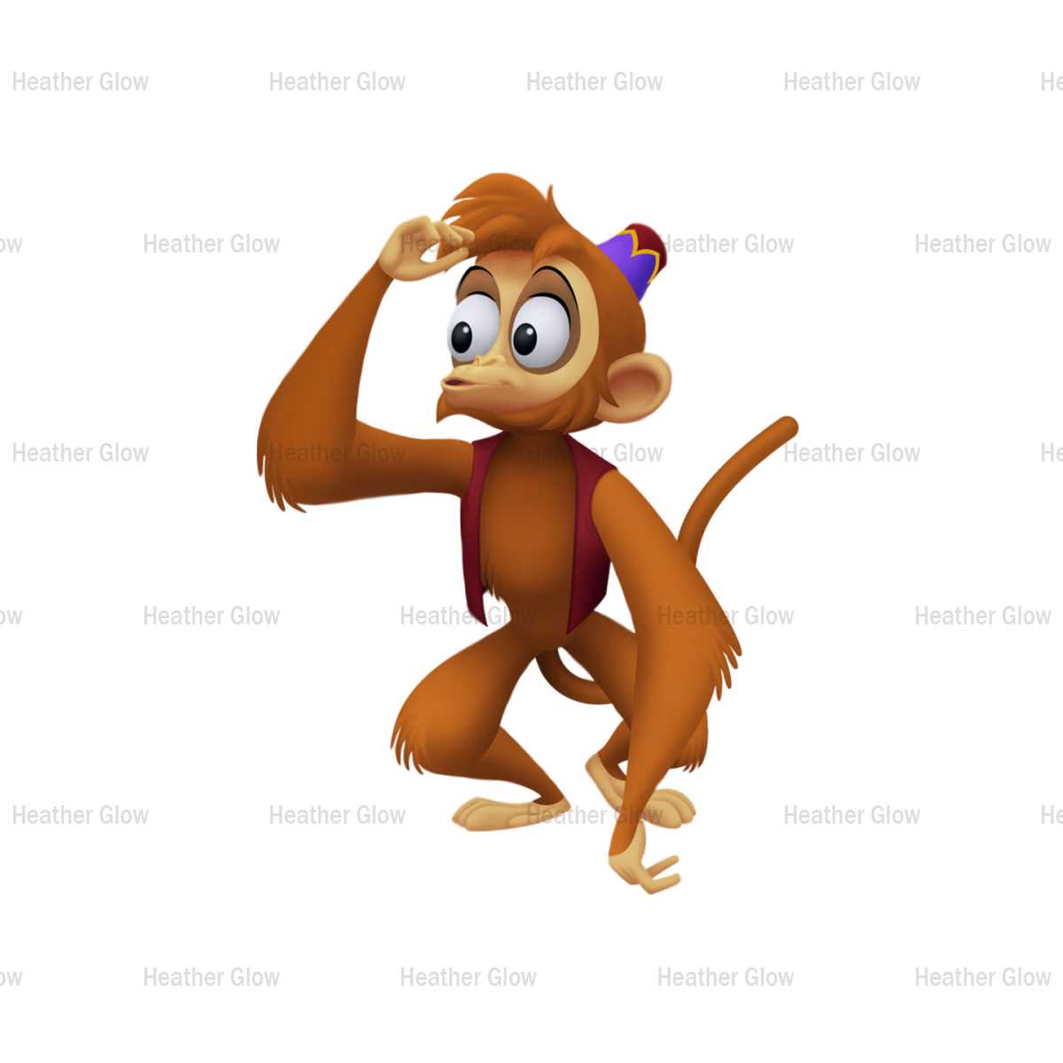 Abu The Aladdin Monkey Disney Cartoon Character PNG | Inspire Uplift