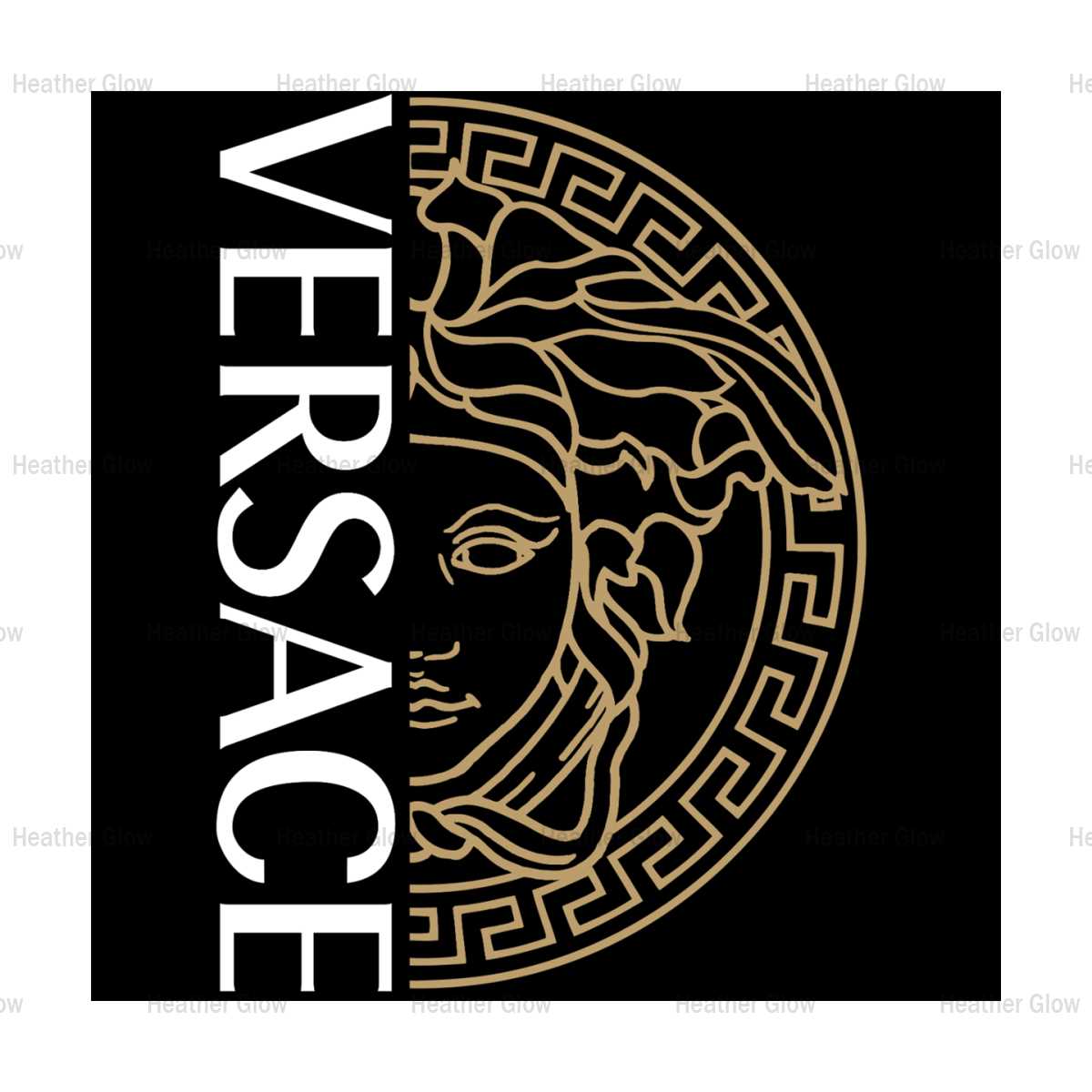 Versace White Logo SVG, Italy Versace Logo SVG, Versace SVG, | Inspire ...