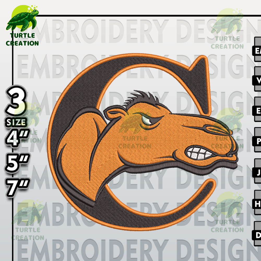 Campbell Fighting Camels Embroidery Designs, NCAA Logo Embro | Inspire ...