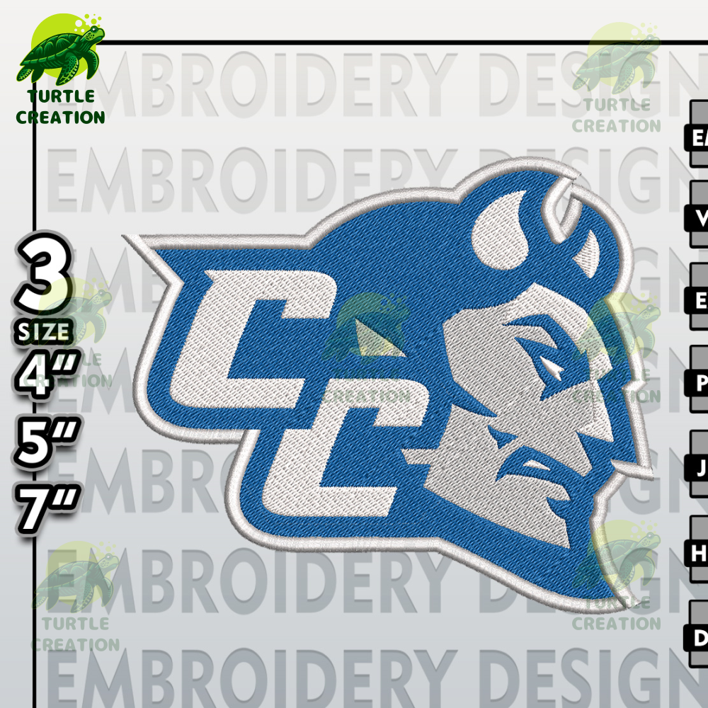 Central Connecticut Blue Devils Embroidery Designs, NCAA Log - Inspire ...
