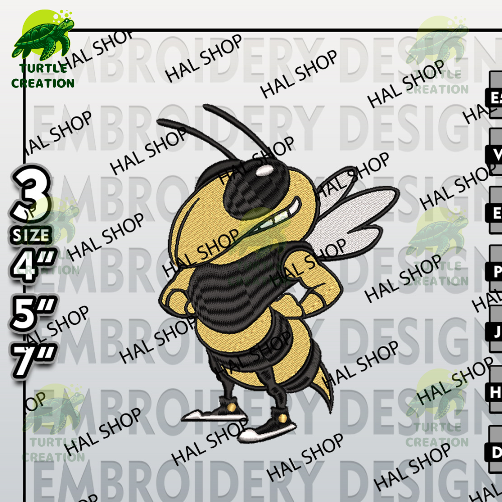 Georgia Tech Yellow Jackets Embroidery Files, NCAA Logo Embr | Inspire ...