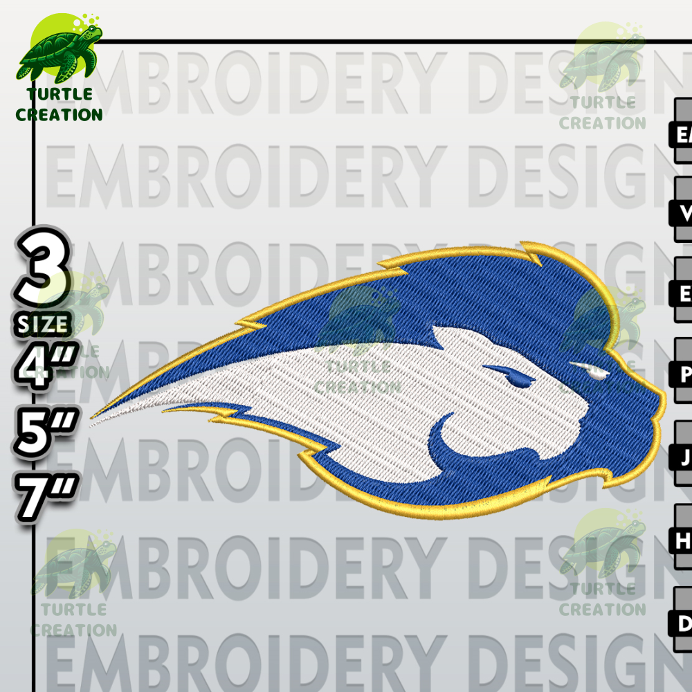 Hofstra Pride Embroidery Designs, NCAA Logo Embroidery File | Inspire ...