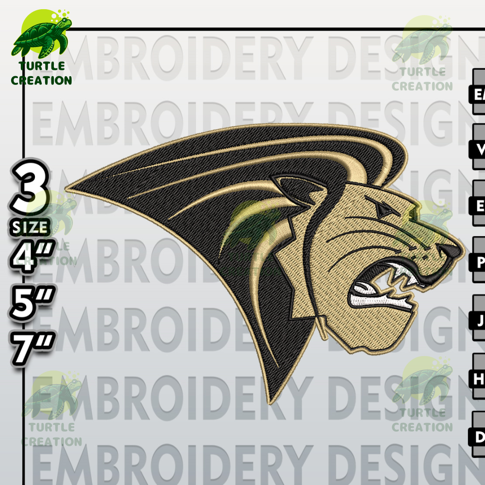 Lindenwood Lions Embroidery Designs, NCAA Logo Embroidery Fi - Inspire ...