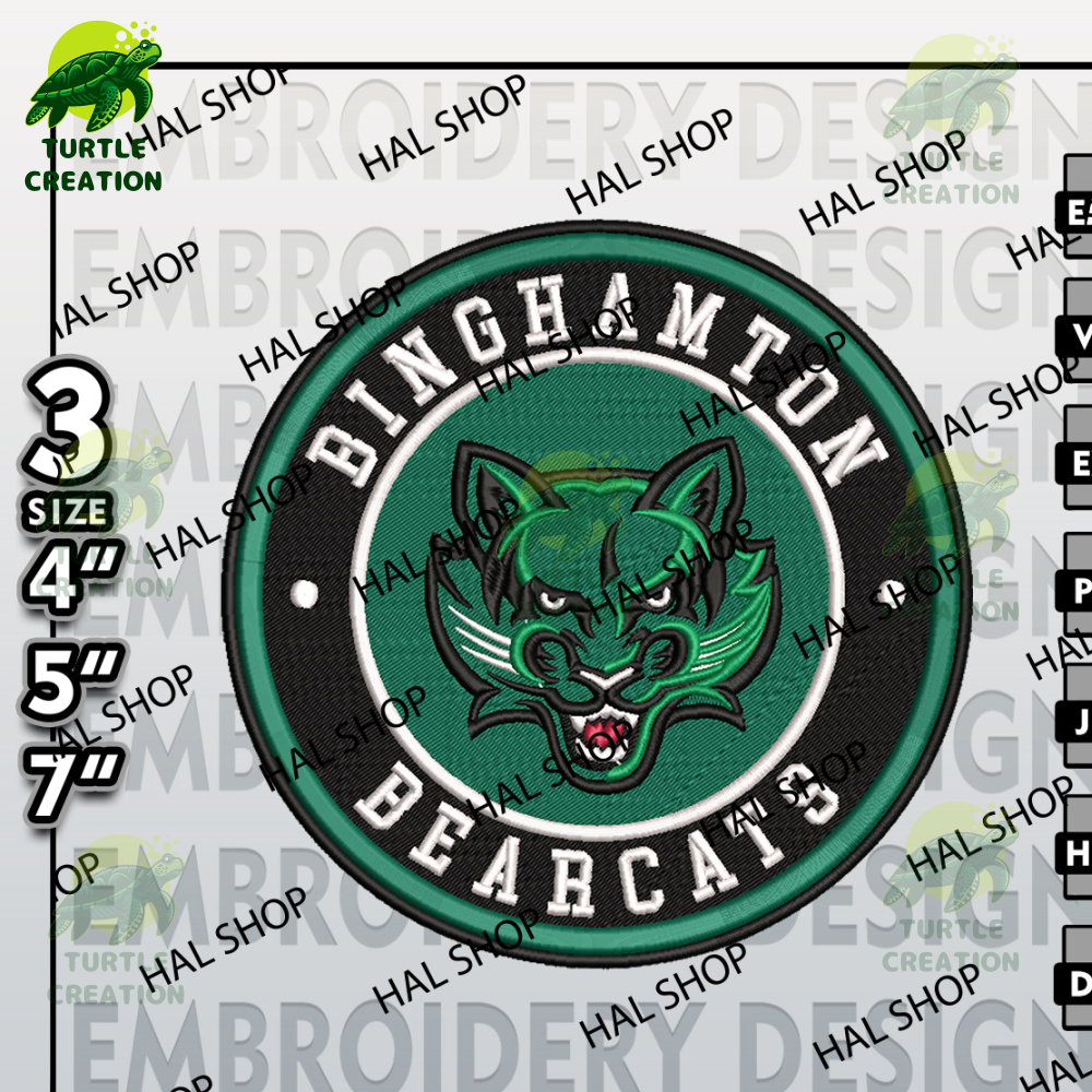 NCAA Binghamton Bearcats Embroidery Designs, NCAA Binghamton - Inspire ...