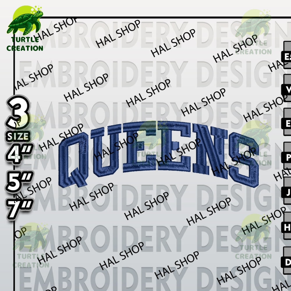 Queens University Royals Embroidery Designs, NCAA Logo Embro | Inspire ...