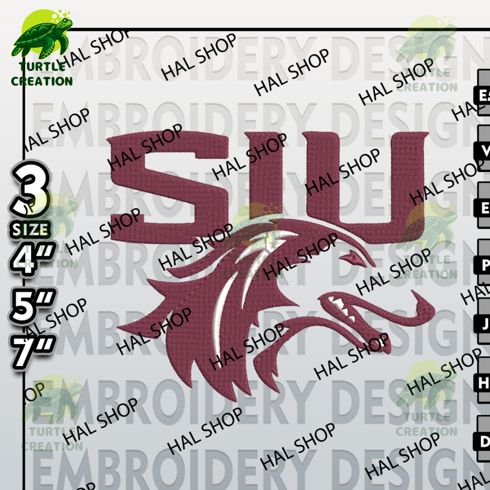 Southern Illinois Salukis Embroidery Designs, NCAA Logo Embr | Inspire ...