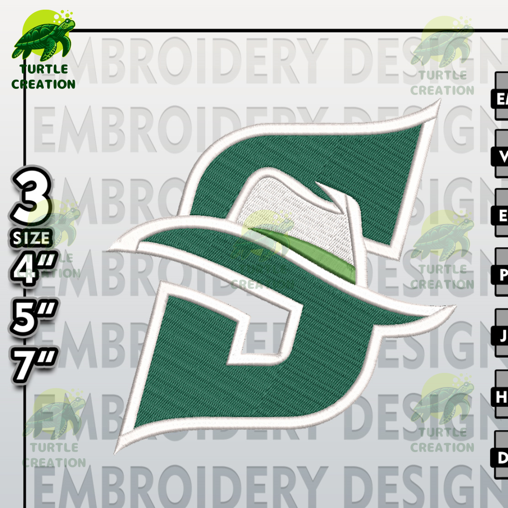 Stetson Hatters Embroidery Designs, NCAA Logo Embroidery Fil | Inspire ...