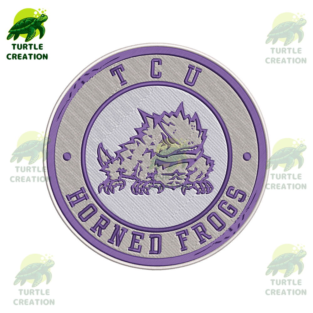 NCAA TCU Horned Frogs Embroidery Designs, NCAA Logo Embroide | Inspire ...