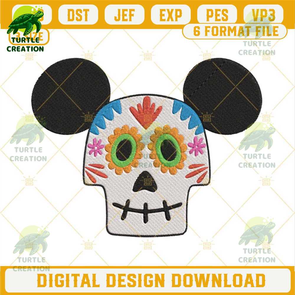 Coco Mickey Ears Embroidery Design Files.jpg - Inspire Uplift