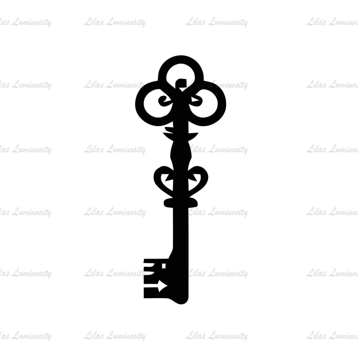 Harry Potter Gringotts Key Silhouette Vector SVG | Inspire Uplift