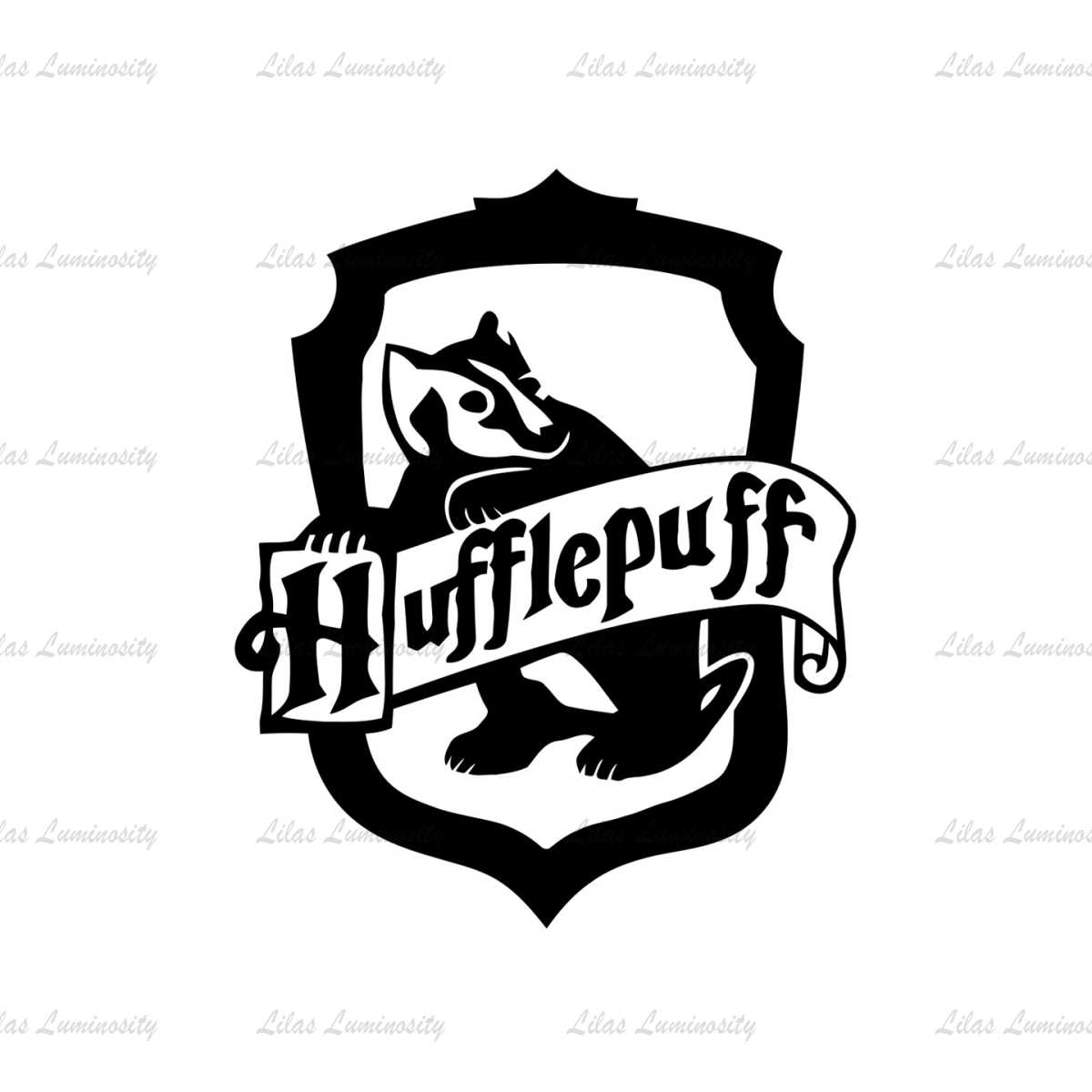 Hufflepuff Logo Quidditch Champions Vector SVG Cut File - Inspire Uplift