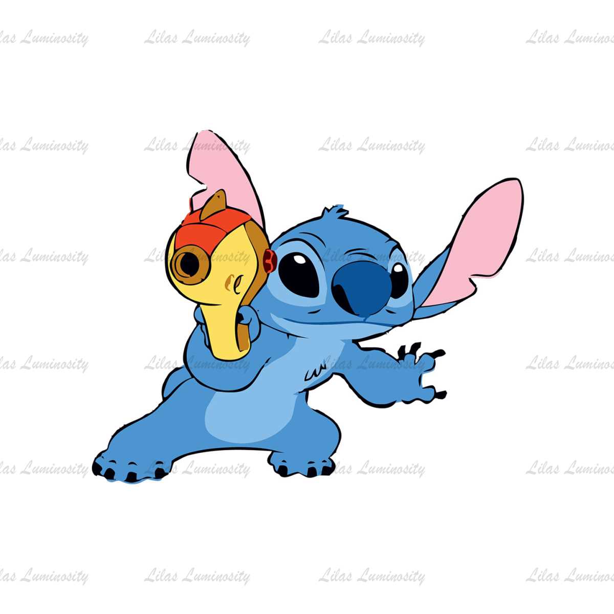Alien Dog Stitch Battle Mode Disney SVG | Inspire Uplift