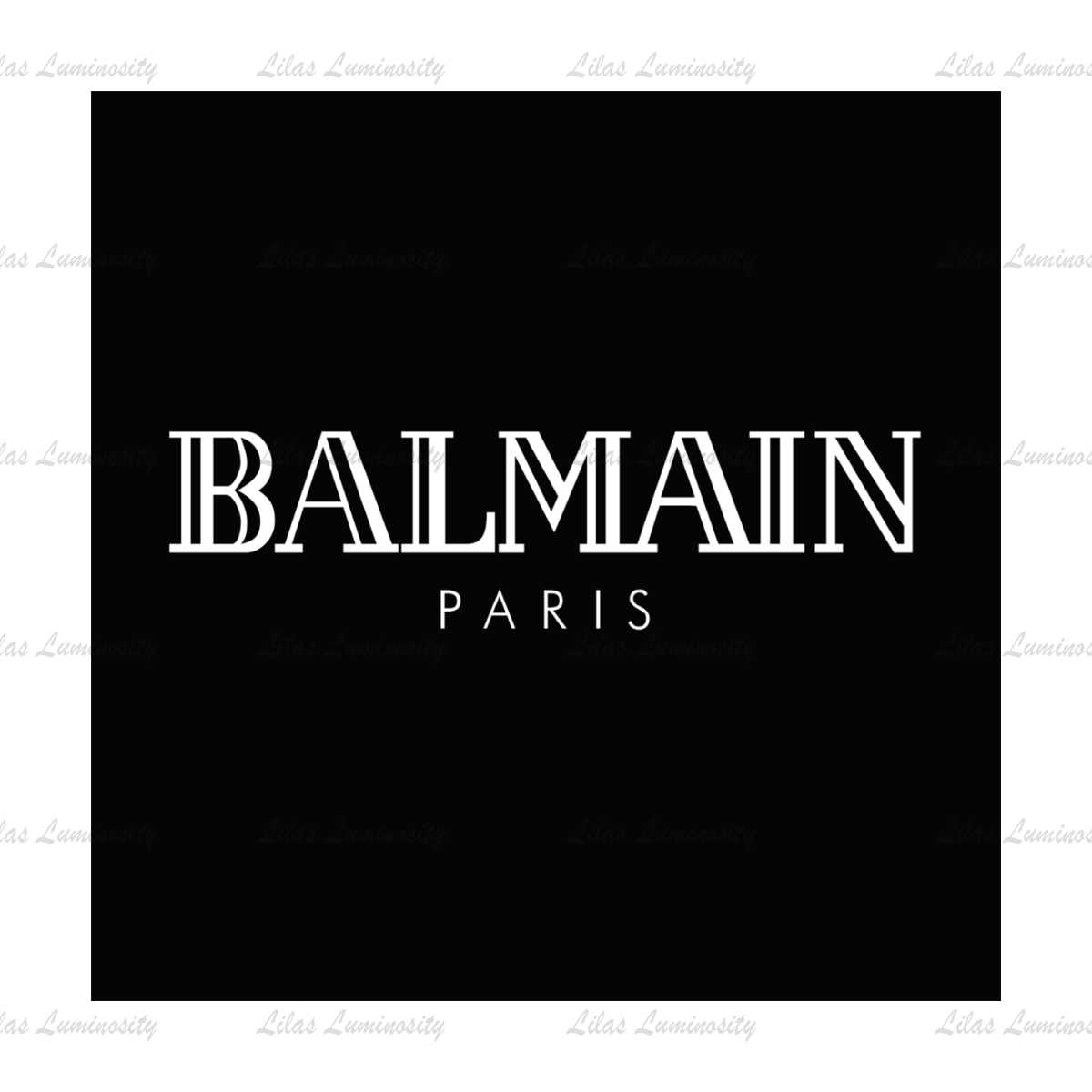 Balmain Paris White Logo SVG, Balmain SVG, Paris SVG, Balmai - Inspire ...