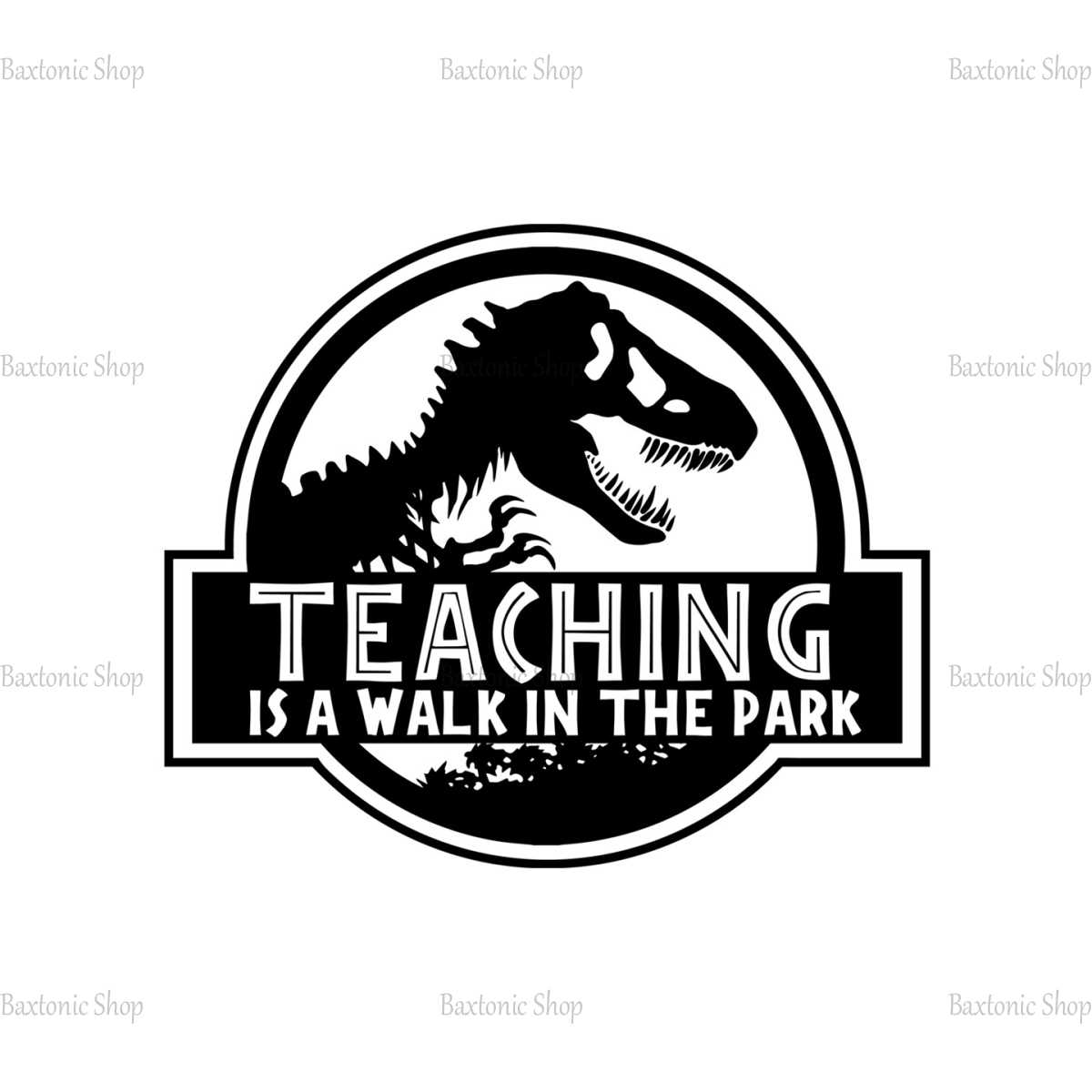 Teaching Is A Walk In The Park SVG | Inspire Uplift