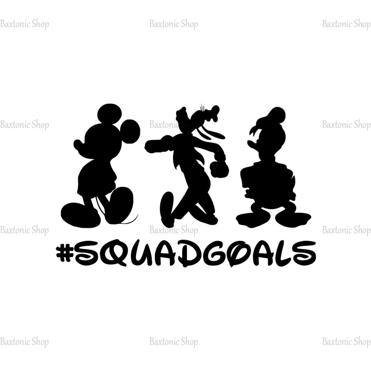 Mickey Mouse and Friends Squad Goals SVG - Inspire Uplift