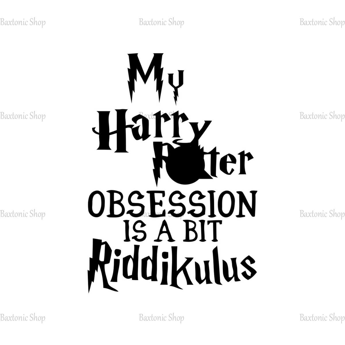 My Harry Potter Obsession Is A Bit Riddikulus SVG - Inspire Uplift