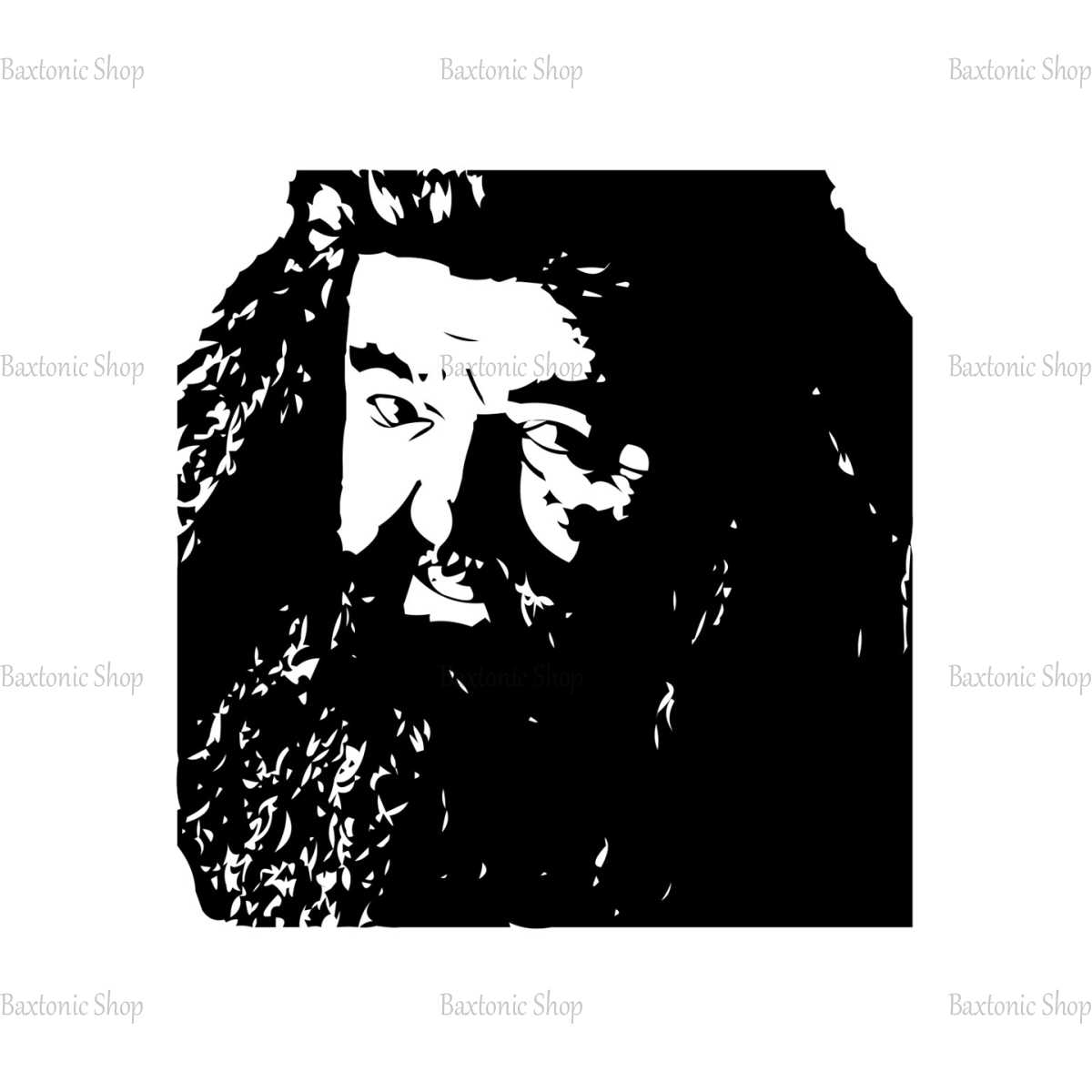Professor Rubeus Hagrid Harry Potter Professor SVG Silhouett - Inspire ...