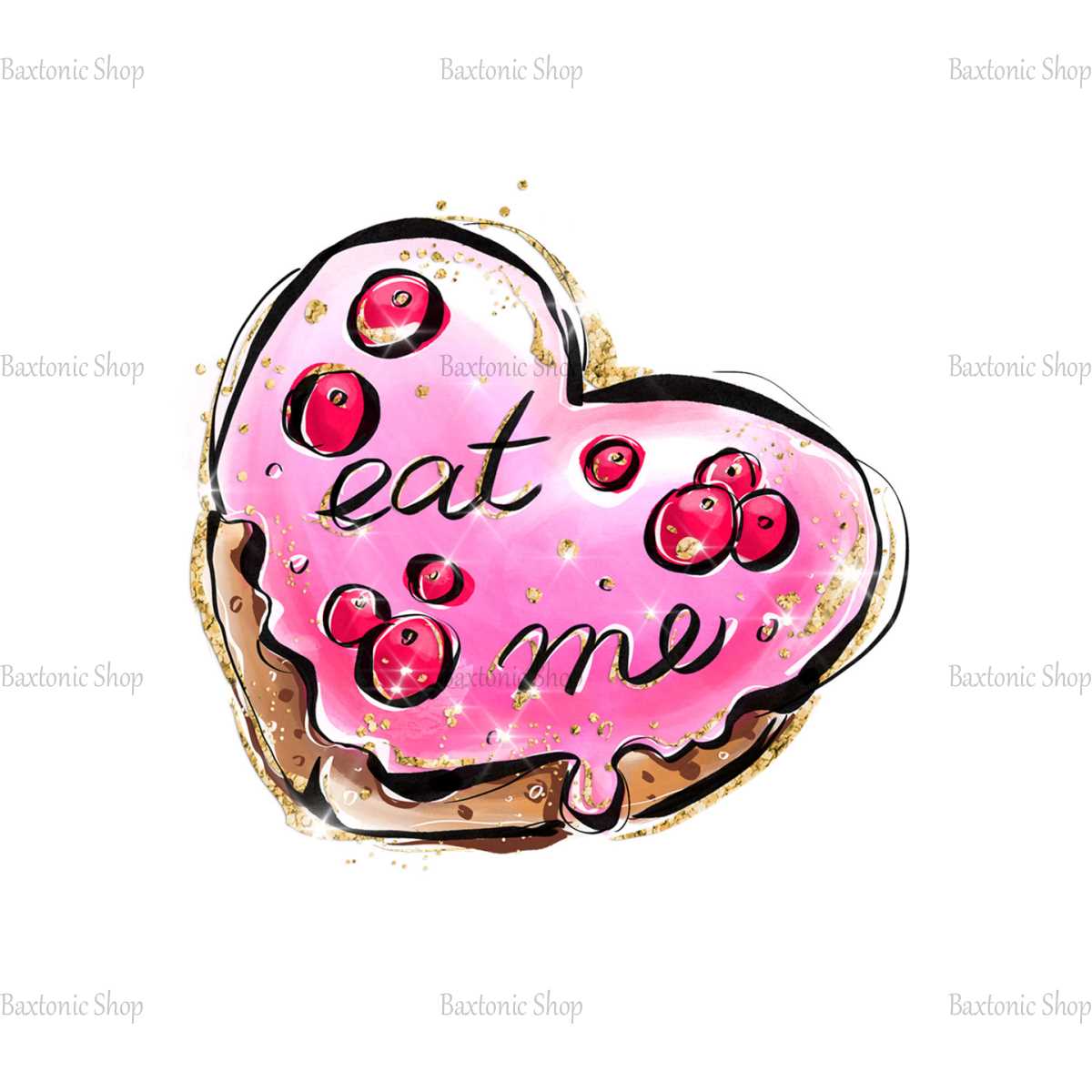Alice In Wonderland Eat Me Cookies Vector PNG - Inspire Uplift