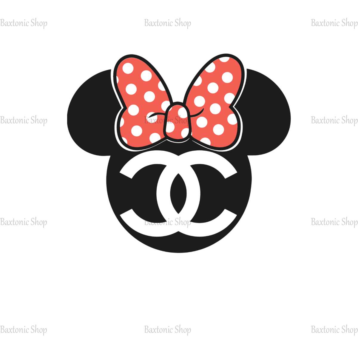Coco Chanel Minnie Mouse Logo SVG, Chanel SVG, Minnie Mouse - Inspire ...