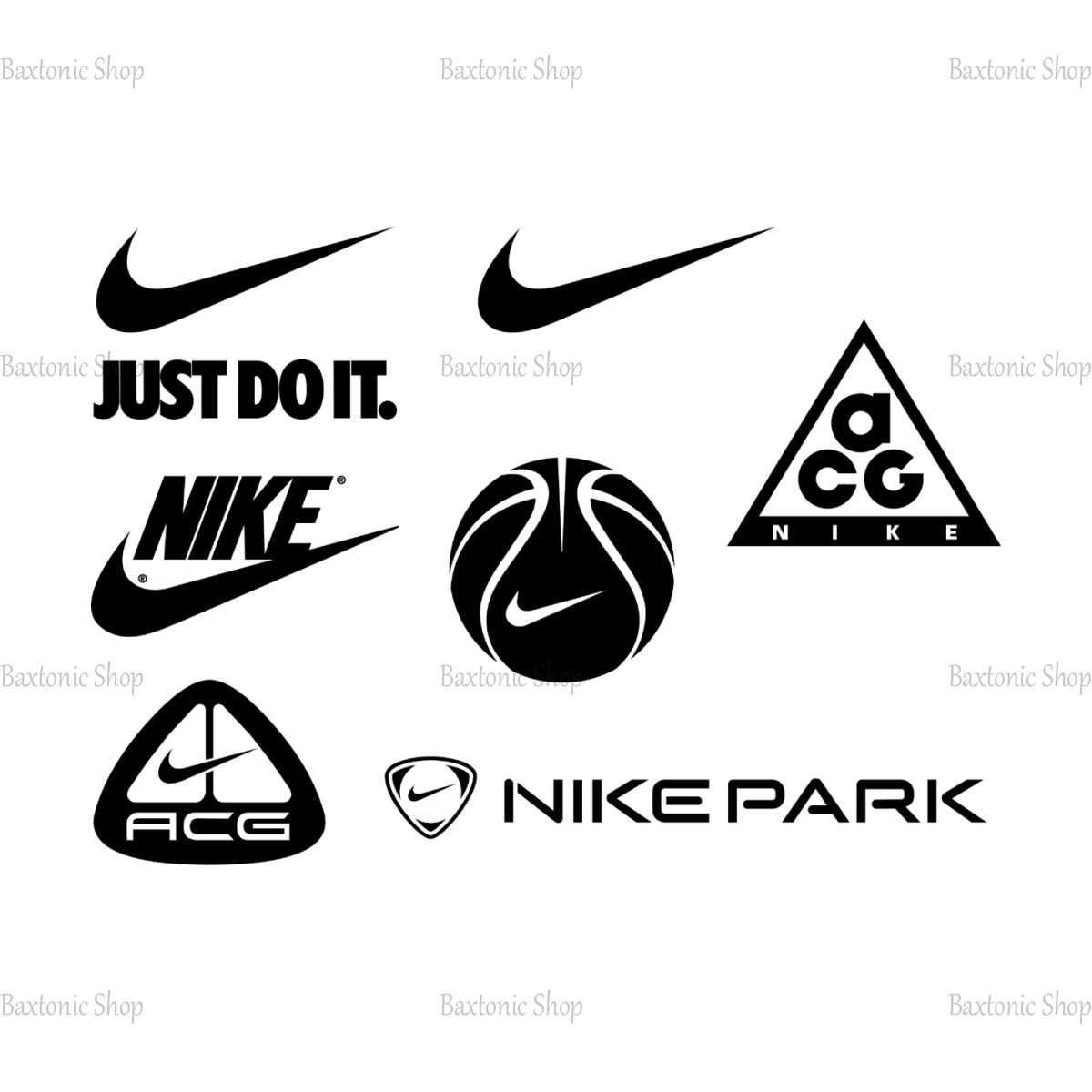 Nike Logo Bundle SVG, Nike Black Logo SVG, Nike SVG, Logo SV - Inspire ...