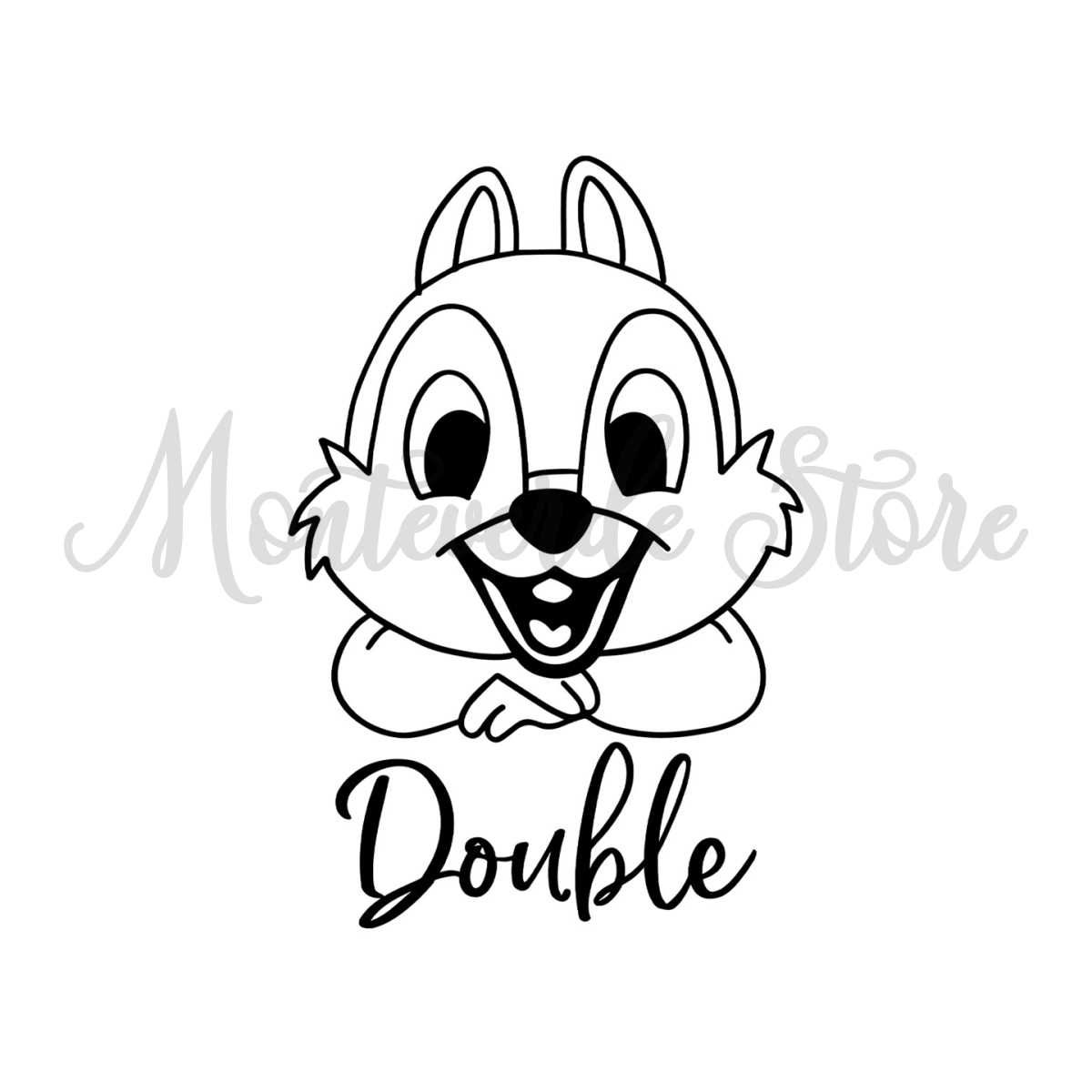 Disney Chip and Dale Double Dale SVG | Inspire Uplift